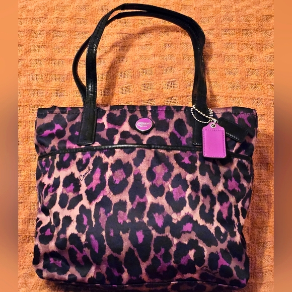 Coach | Bags | Coach Leopard Print Tote | Poshmark